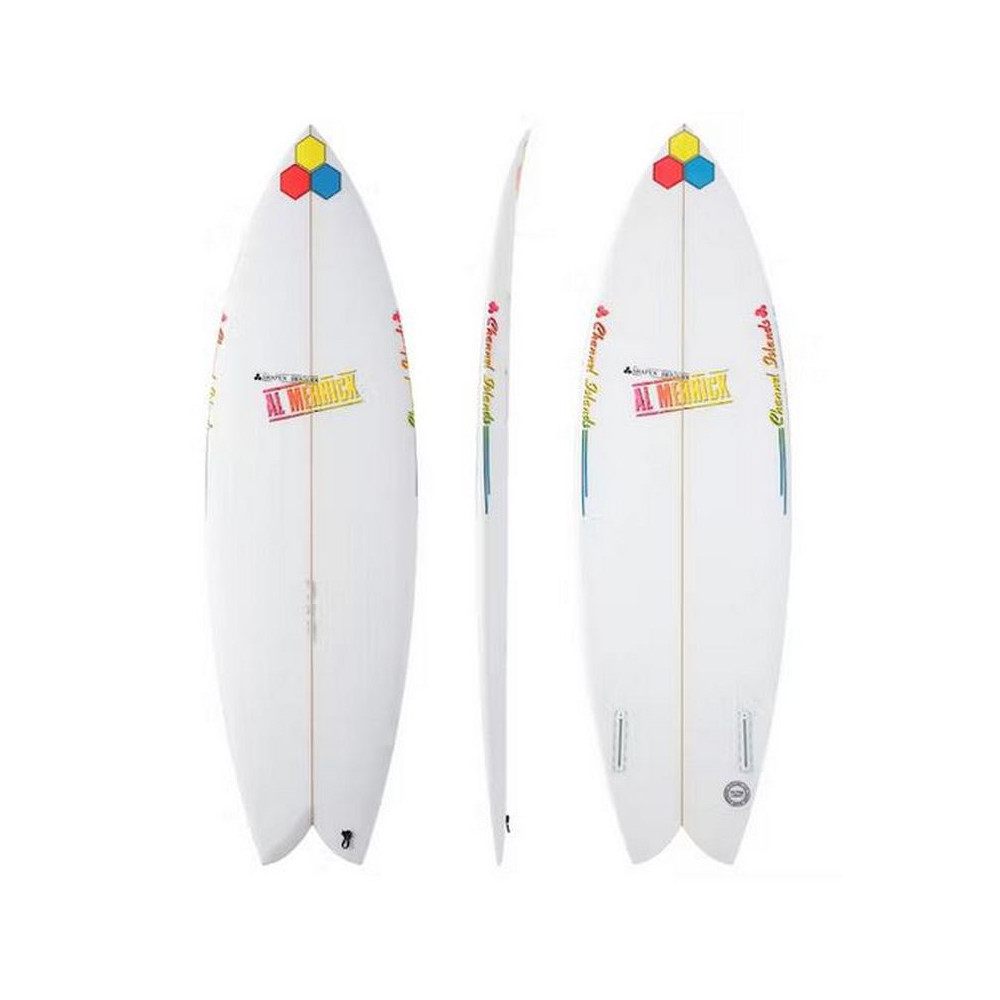 Channel Islands, shortboards performants, Spine-Tek ou PU, Feb fish ...